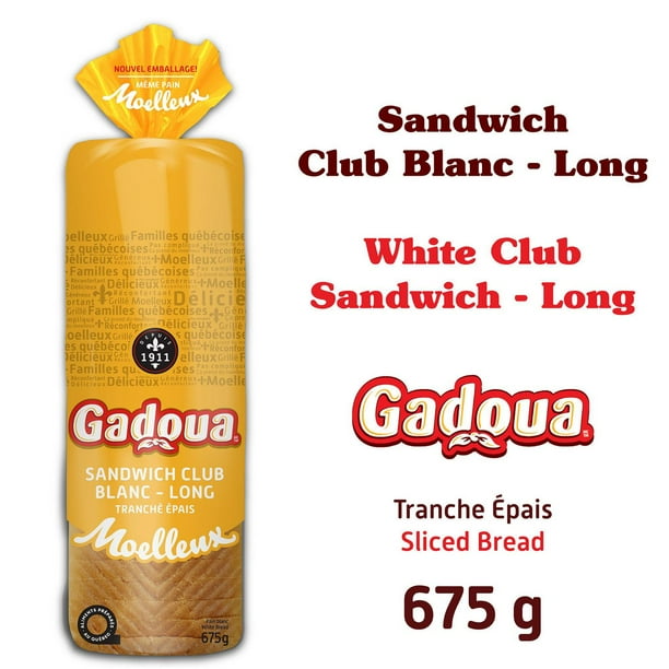 Gadoua Moelleux Pain Blanc Long 675g - Walmart.ca