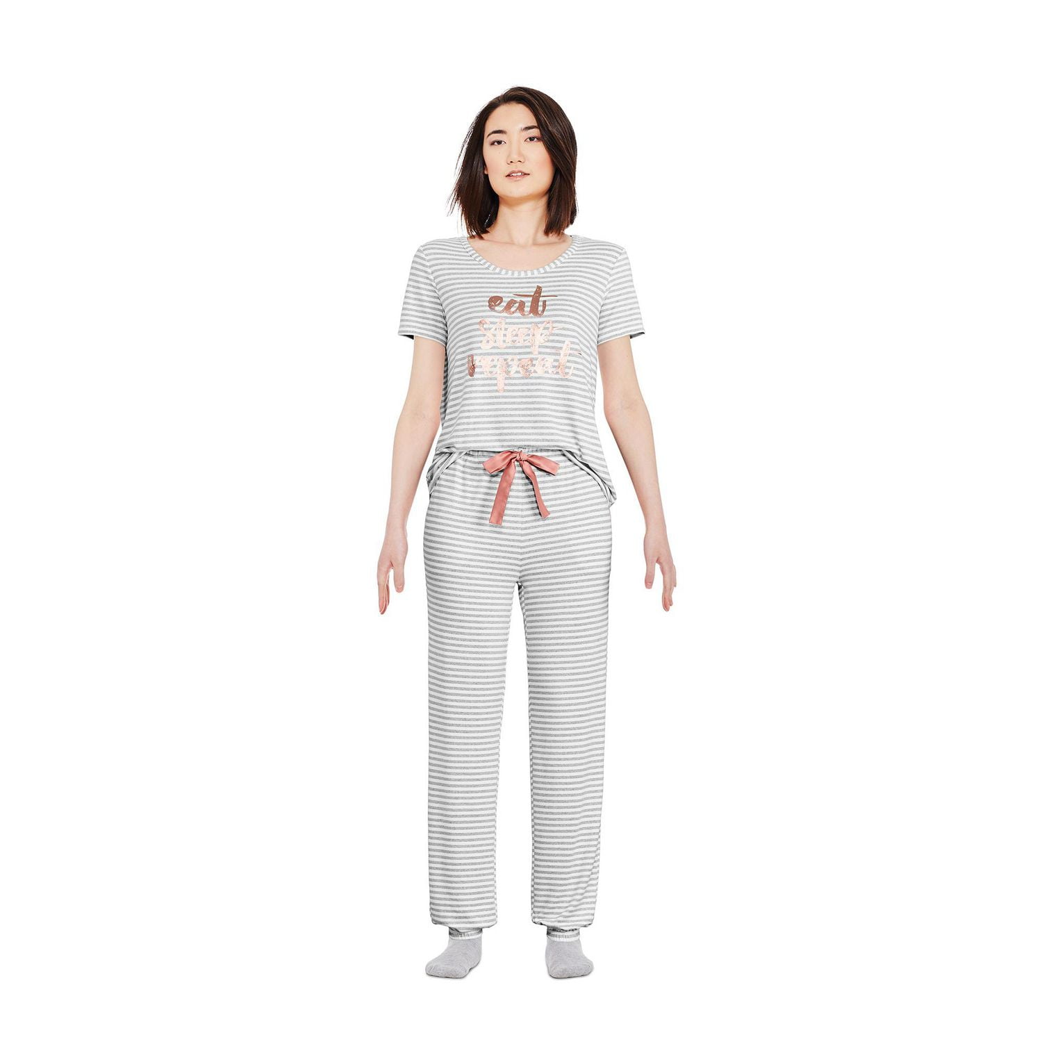 Pyjama 2 pièces en jersey de hacci George pour femmes - Walmart.ca