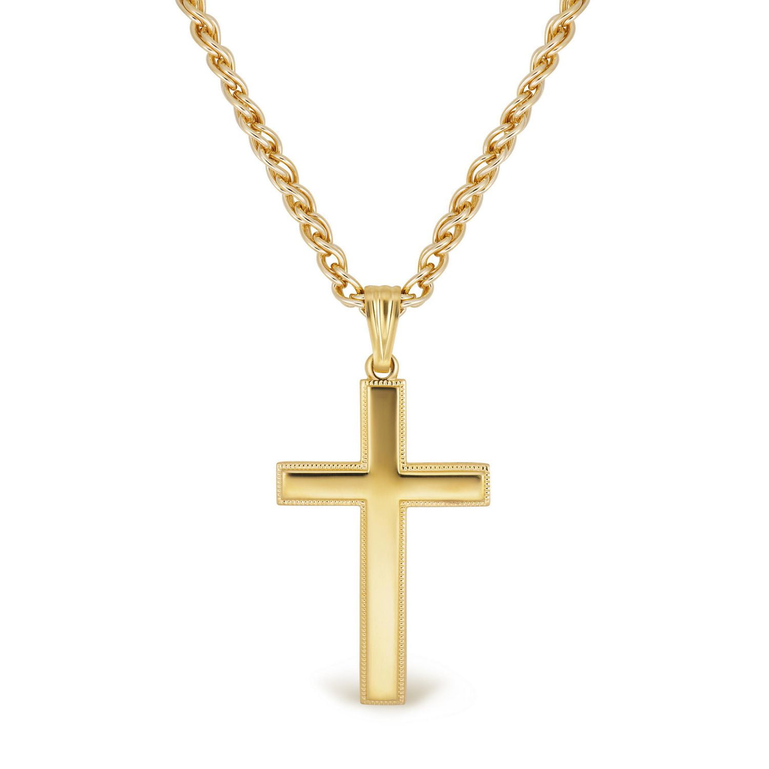 Quintessential 14KT Gold Fill Cross with 24" chain | Walmart Canada