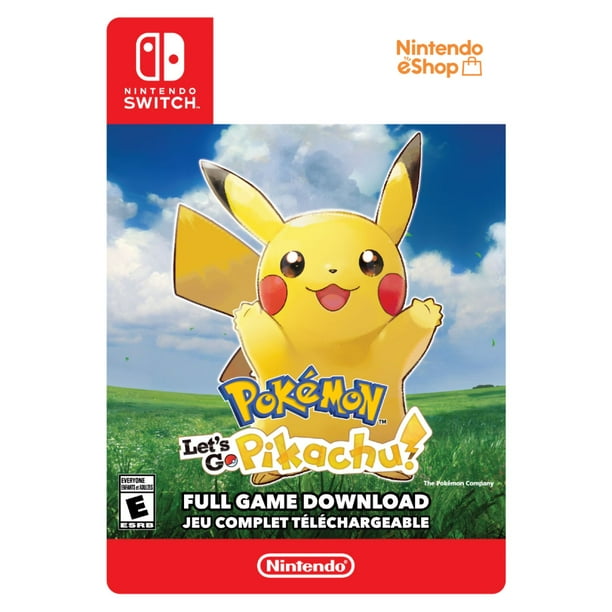 Nintendo Switch Pokémon: Let's Go, Pikachu! 79.99 (Digital Code ...