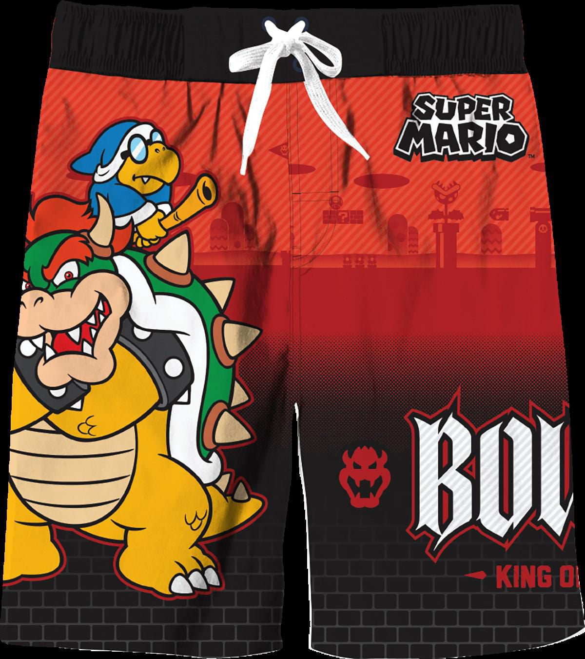 Click here for Mario Kart Lic Boys Bowser Swim Short L prices