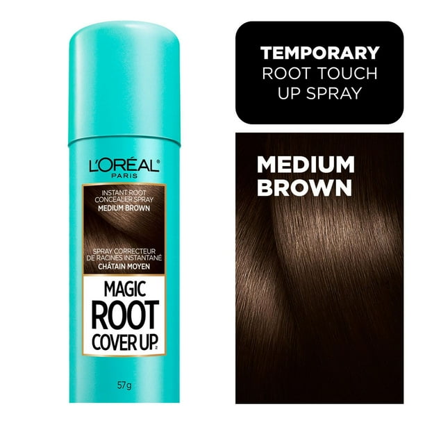 L'Oréal Paris Magic Root Cover Up, Temporary Hair Dye, 100% Grey ...