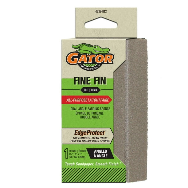 GATOR EdgeProtect, Dual-Angle Sanding Sponges, 120 Grit - Walmart.ca