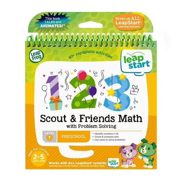 LeapFrog LeapStart Preschool (Level 1) Scout & Friends Math with ...