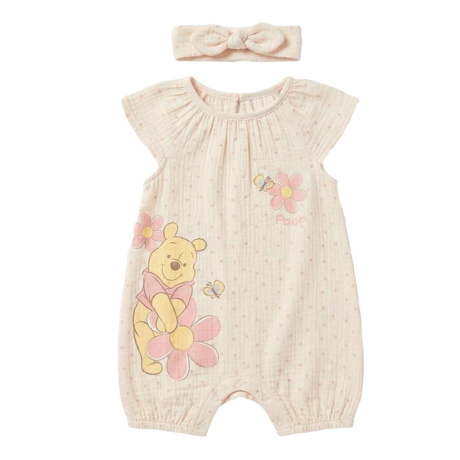 Click here for Disney Winnie The Pooh Romper And Headband Set 18-... prices