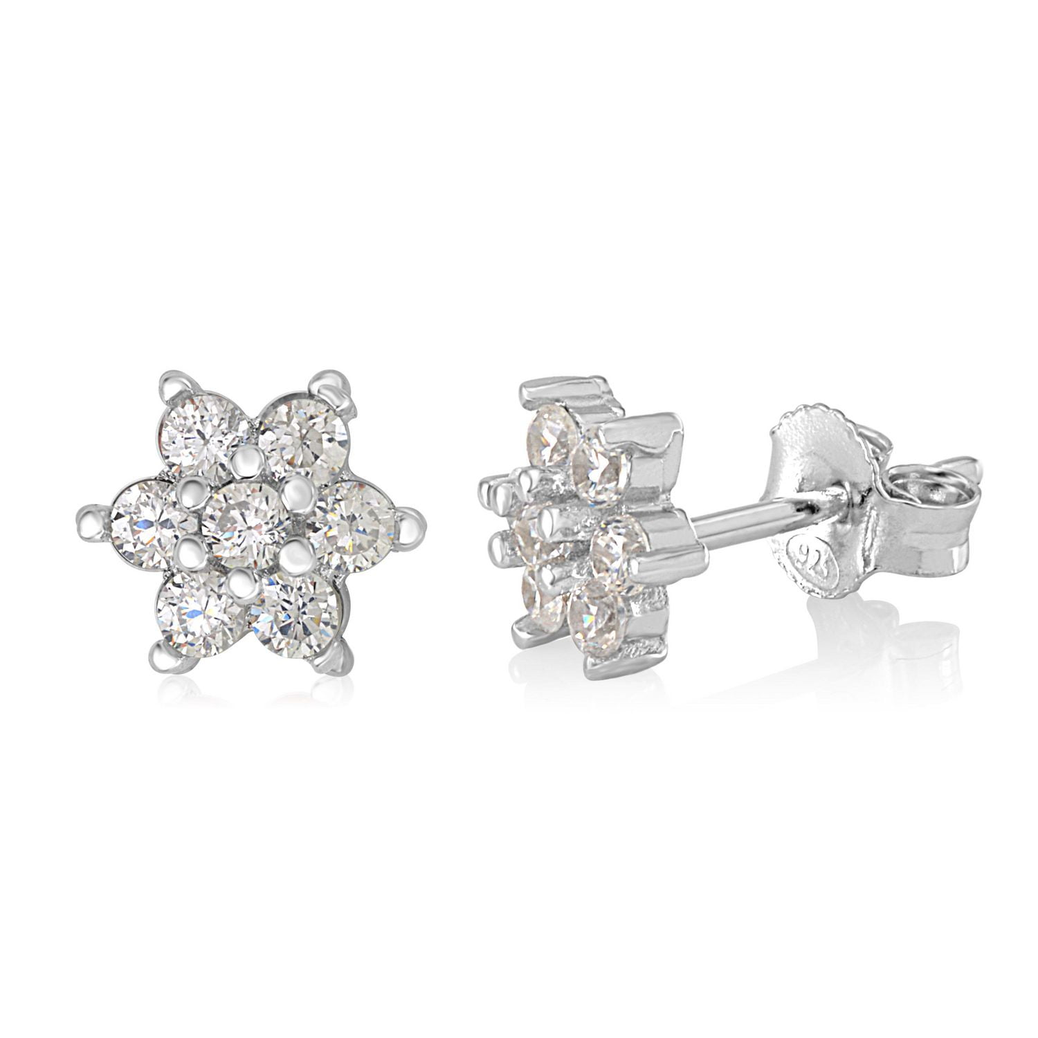 Click here for Unicornj Childrens Sterling Silver 925 Clear Cz 6... prices