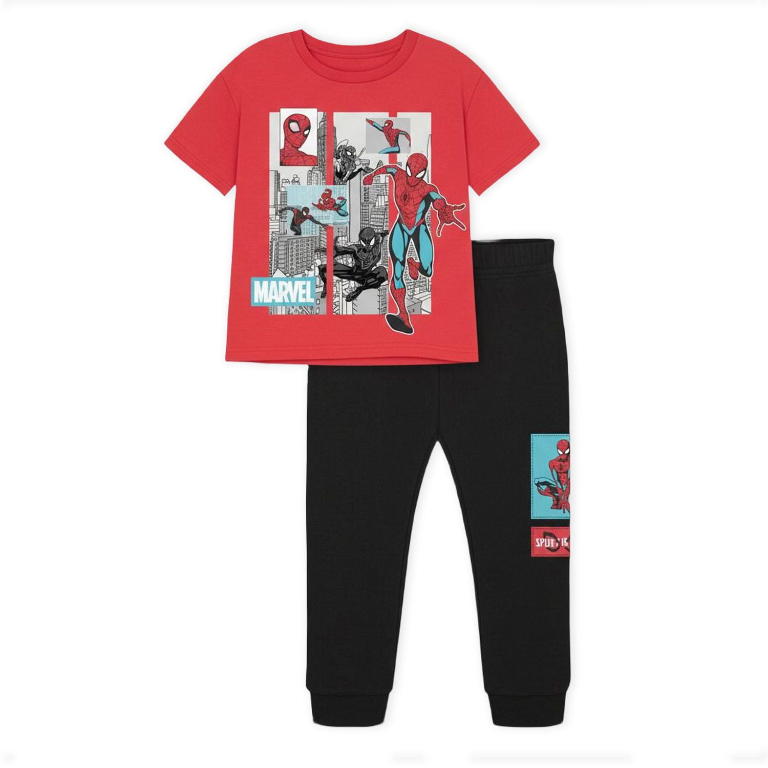 Click here for Spider-Man Marvel Spiderman Jogger Pants Set 4t prices