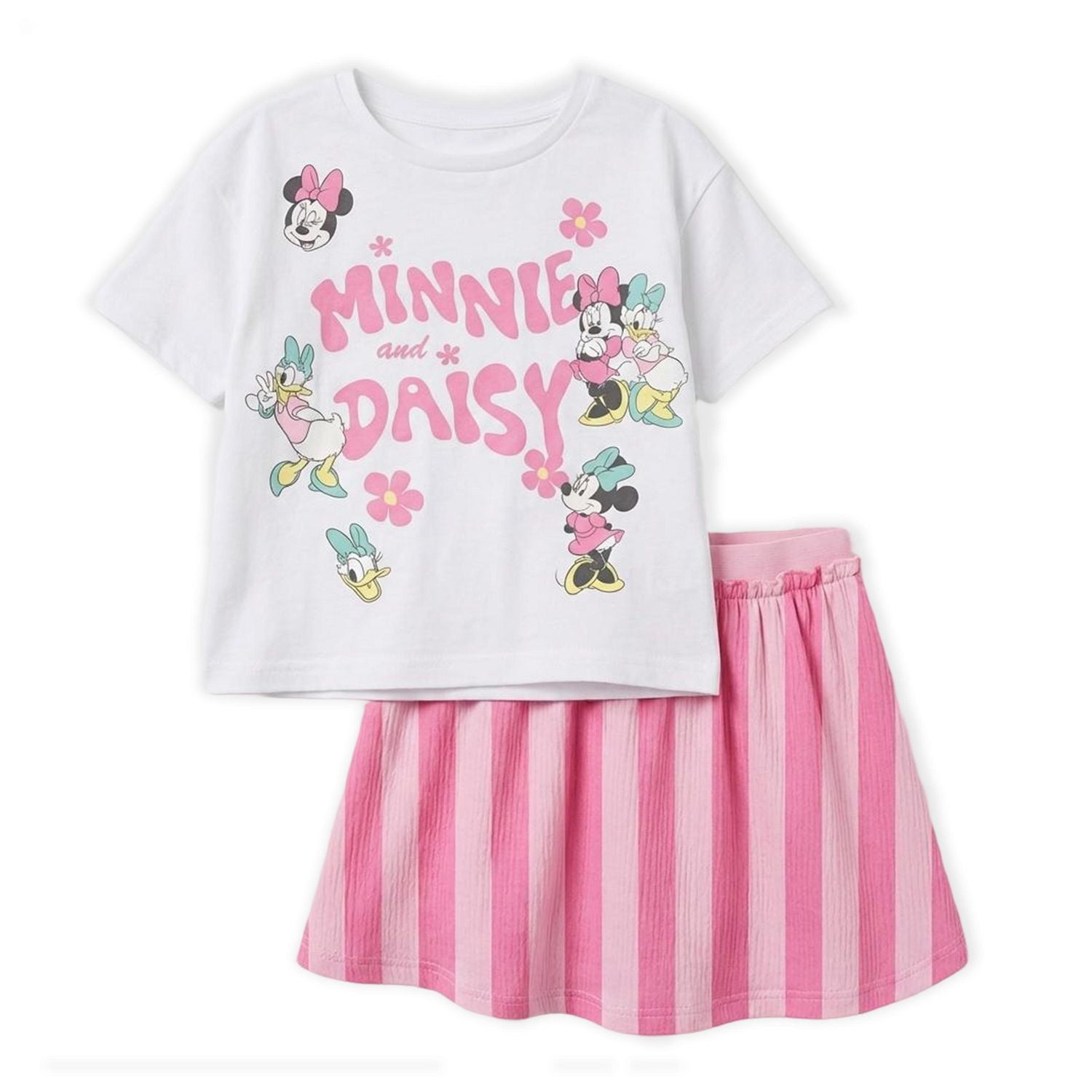 Click here for Disney Minnie Mouse And Daisy Skirt Set 5t prices
