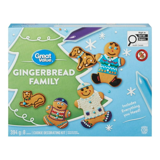 Great Value Gingerbread Family Cookie Decorating Kit, 394 g - Walmart.ca
