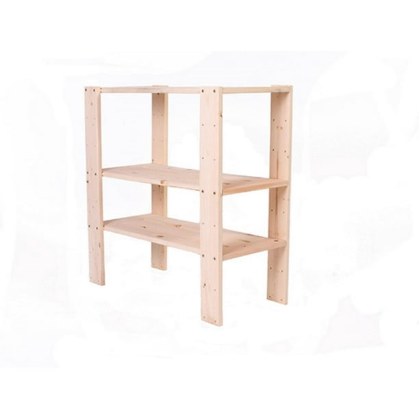 Adwood Pine 3 Shelf Pine Wood Storage - Walmart.ca