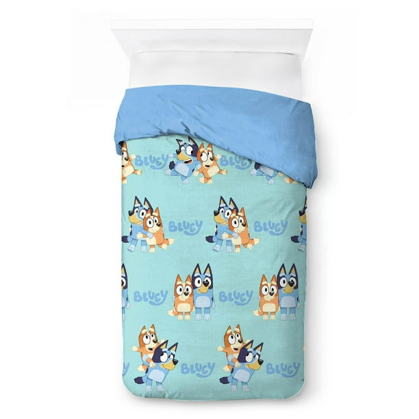 Bluey 'Buddies' Kids' Twin/Full Reversible Comforter, 100% Polyester ...