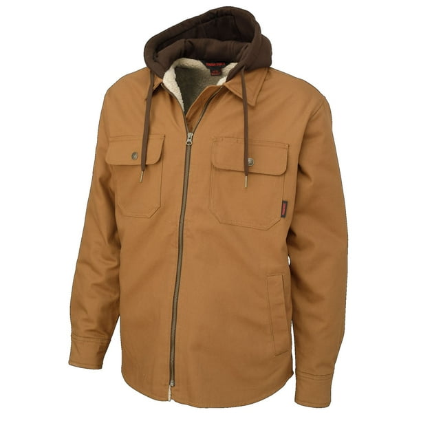 TOUGH DUCK Men's Sherpa Lined Duck Jac-Shirt - Walmart.ca