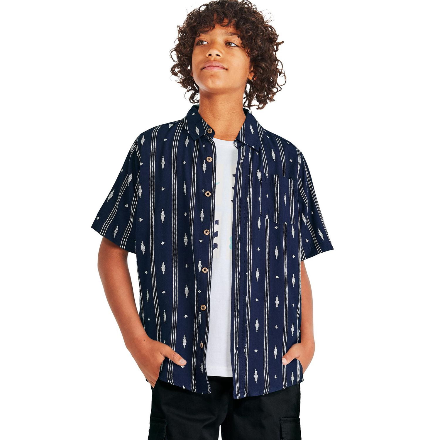 Click here for George Boys Two Piece Woven Shirt Set S prices