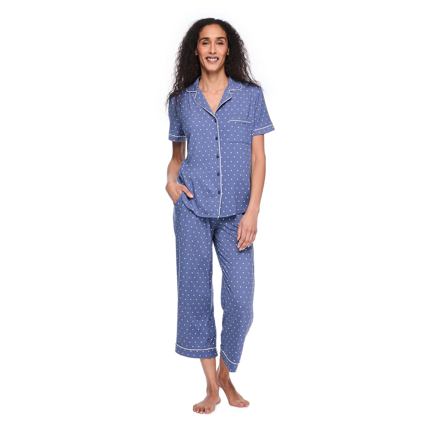 Click here for Iyla Womens Two Piece Capri Pajama Set M prices