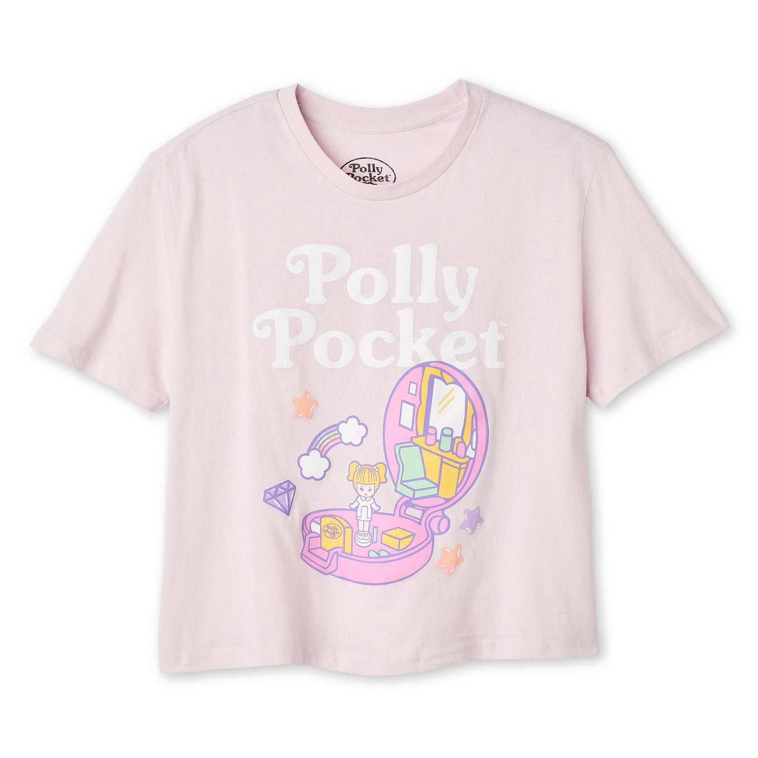 Click here for Polly Pocket Womens Cropped Graphic T-Shirt M prices