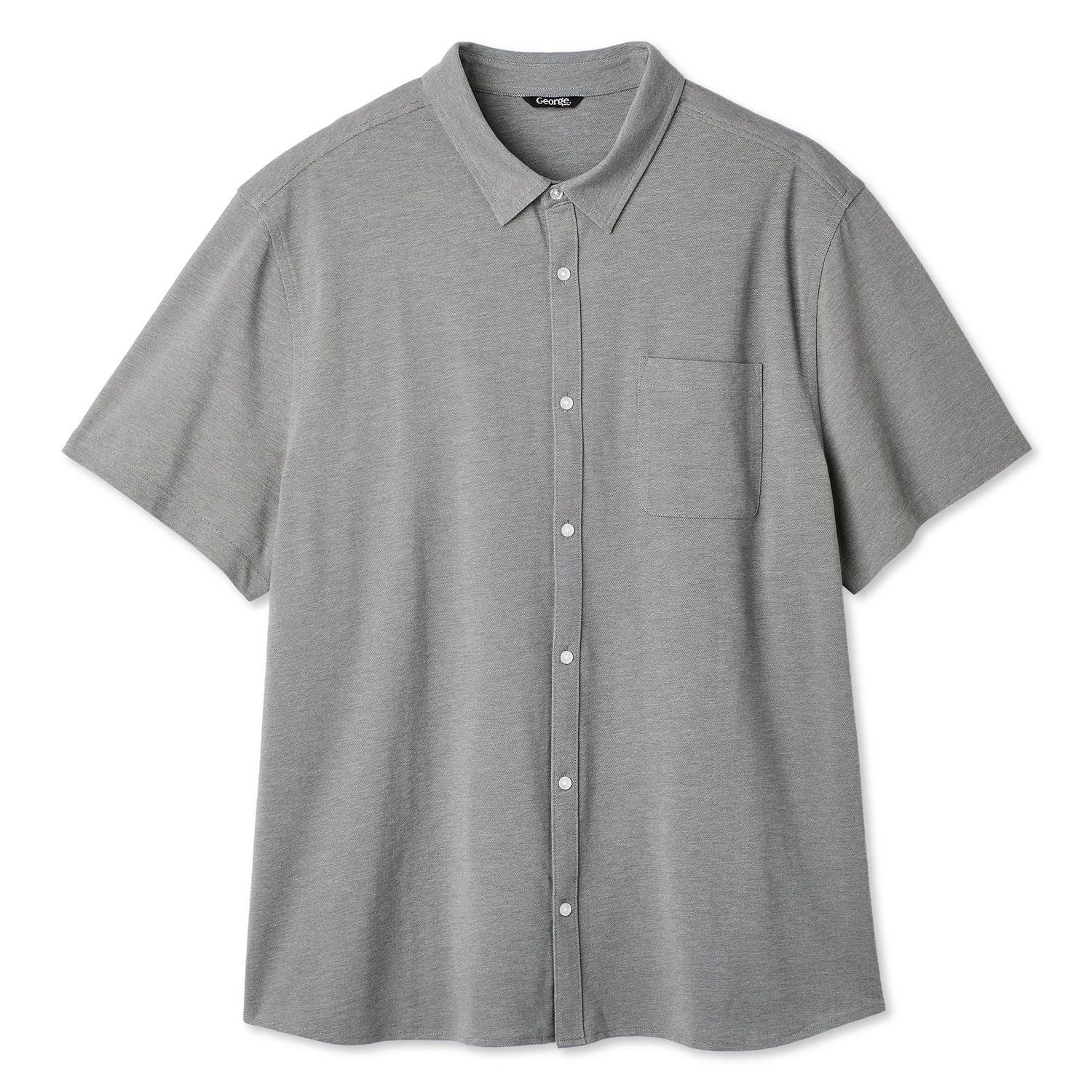 Click here for George Big Mens Knit Button-Up Shirt 5xl prices