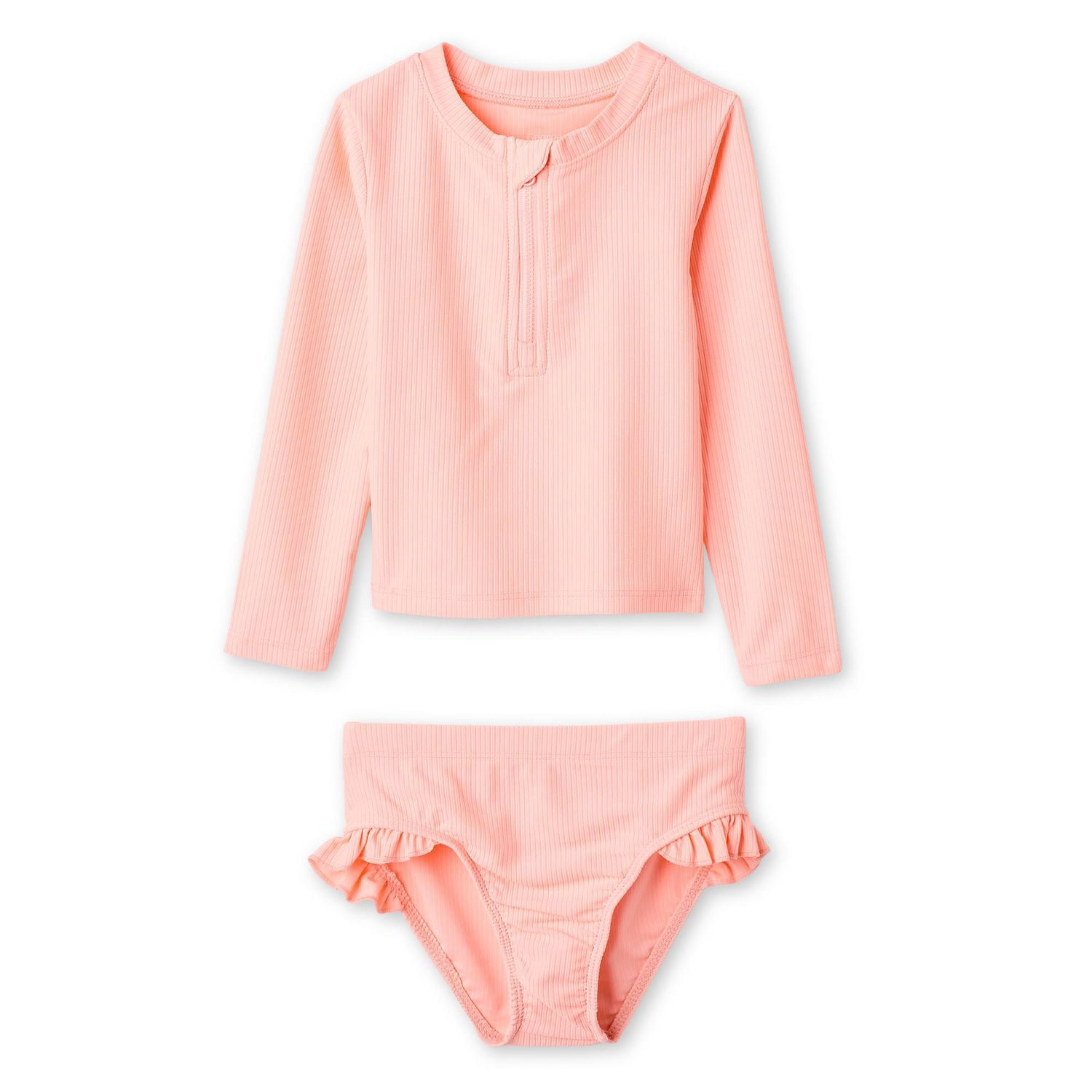 Click here for George Toddler Girls Two Piece Rashguard Swim Set... prices