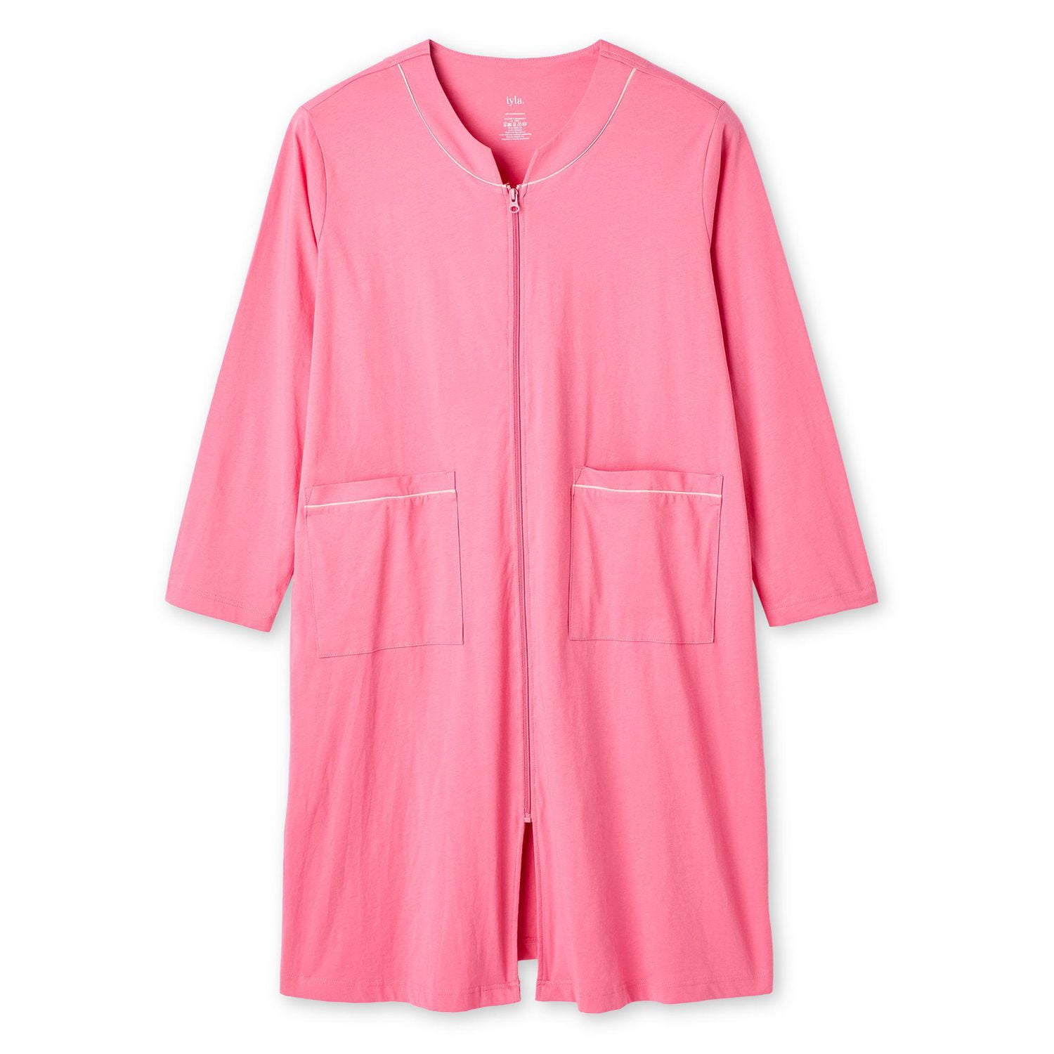 Click here for Iyla Womens Plus Zip-Up Nightgown 3x prices