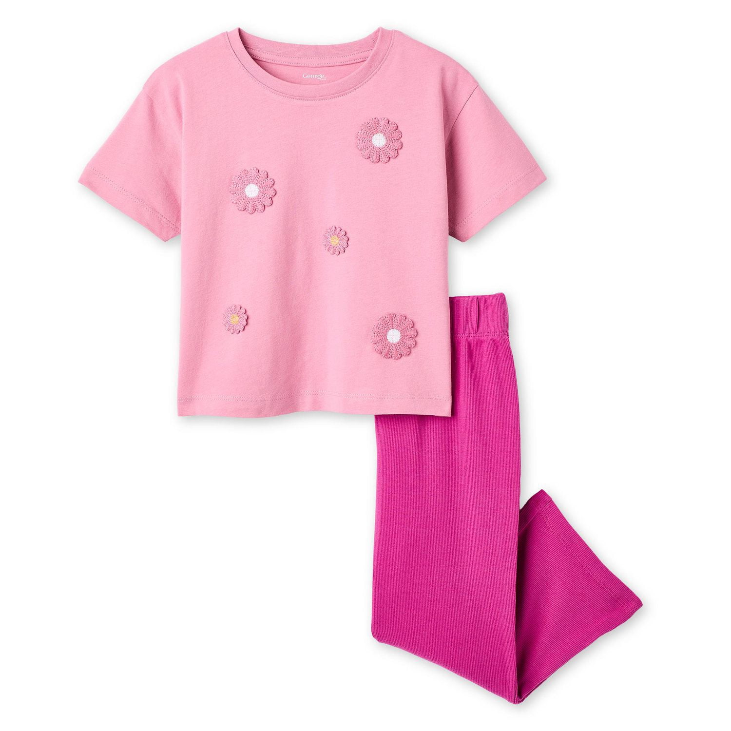 Click here for George Toddler Girls Two Piece Legging Set 3t prices
