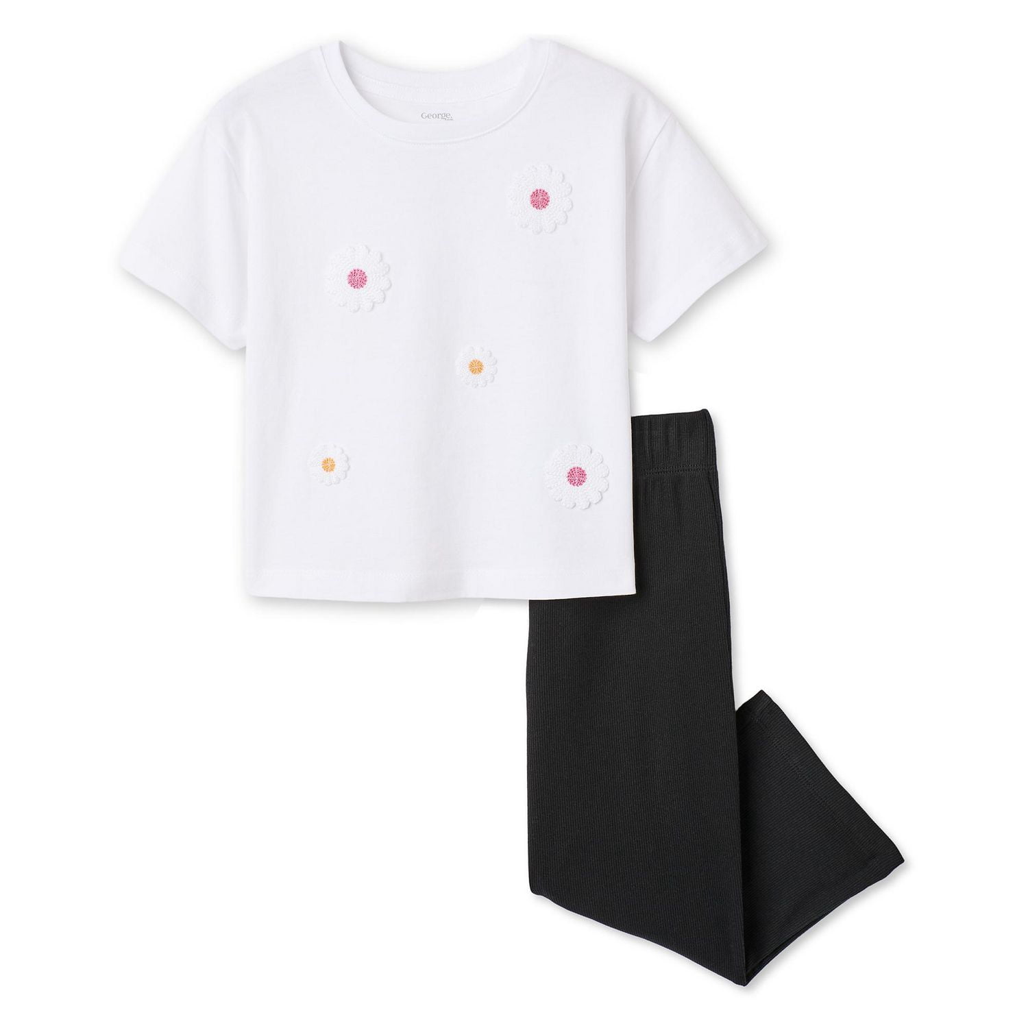 Click here for George Toddler Girls Two Piece Legging Set 4t prices
