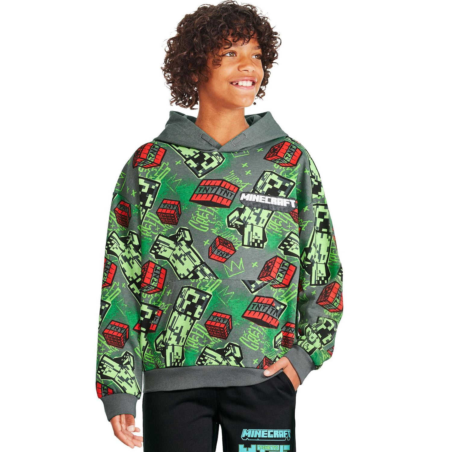 Click here for Minecraft Boys Printed Hoodie M prices