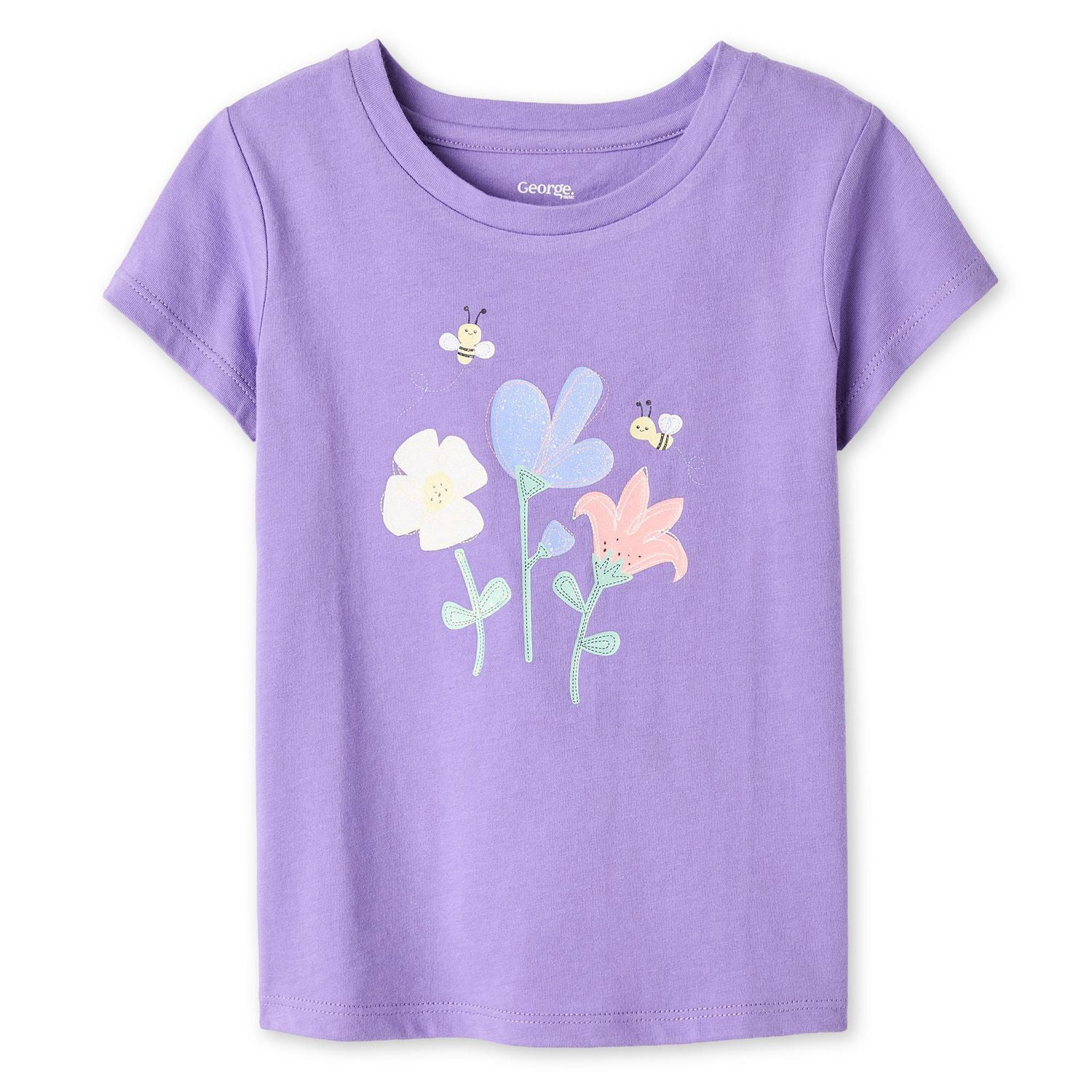 Click here for George Toddler Girls Graphic T-Shirt 5t prices