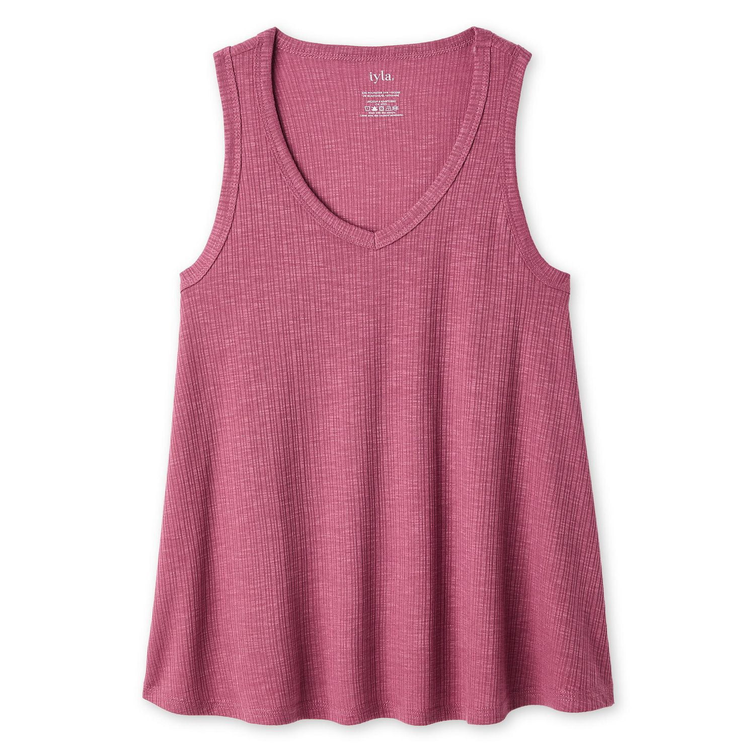Click here for Iyla Womens Drapey V-Neck Tank Top Xxl prices