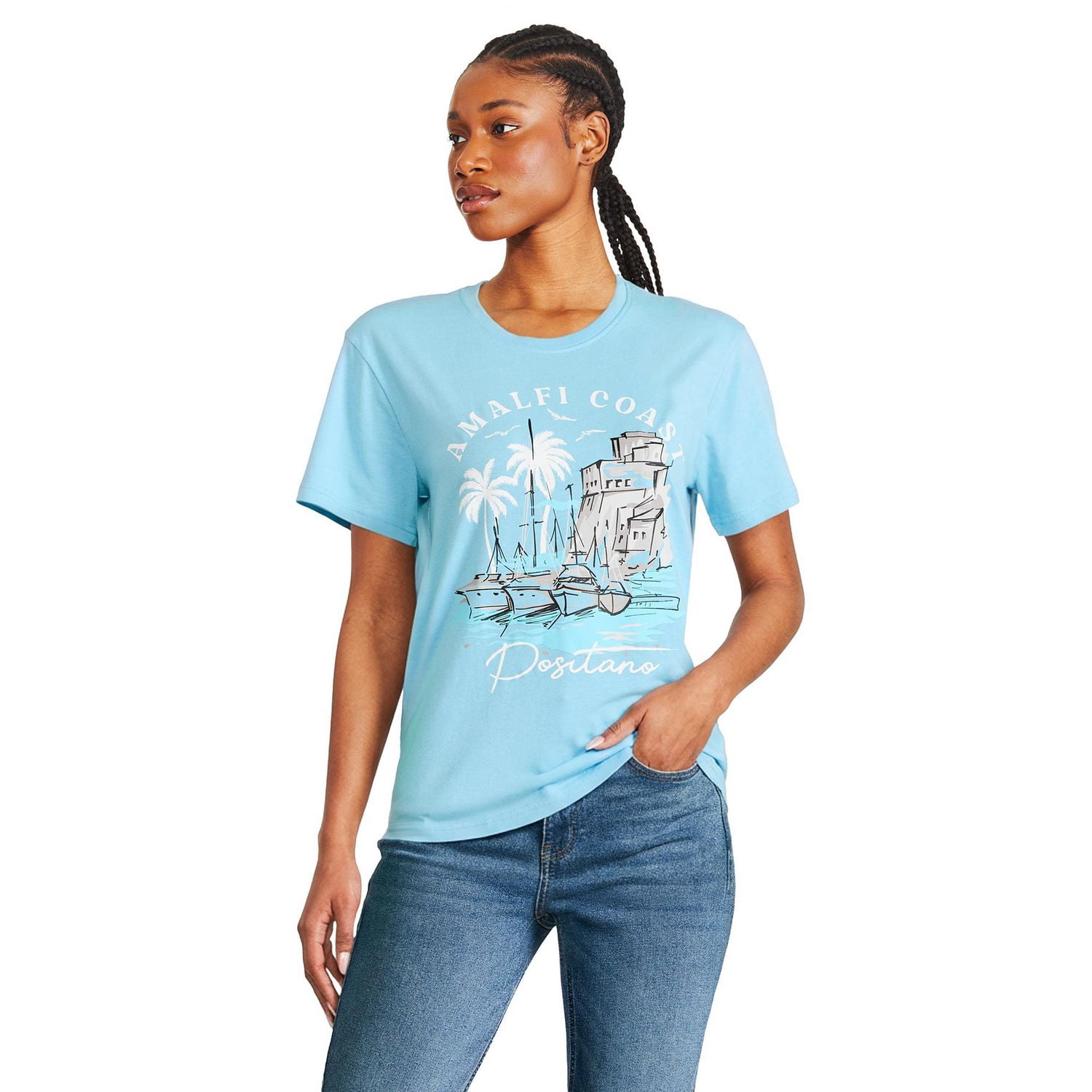 Click here for The Pink Closet Womens Amalfi Coast T-Shirt Xl prices