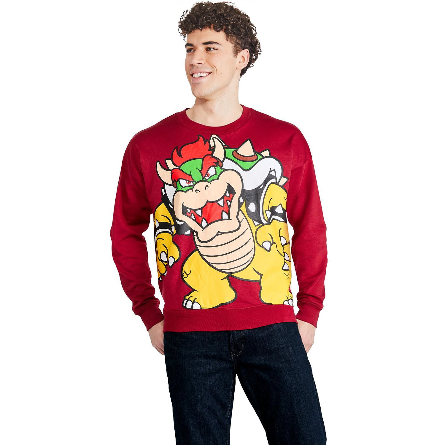 Click here for Super Mario Bros. Super Mario Mens Bowser Oversize... prices