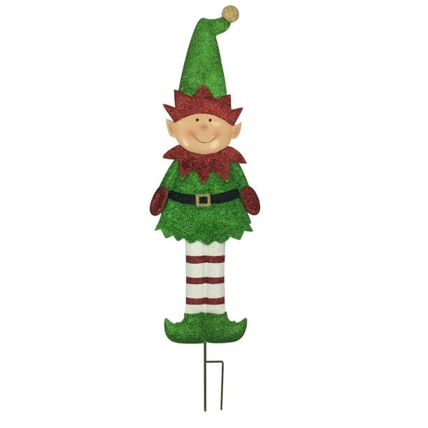 Holiday time Standing Metal ELF Yard Decor - Walmart.ca