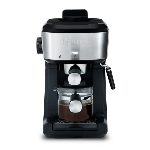 Gourmia 4-Shot Steam Espresso Maker with Frothing Wand- GCM4210 ...