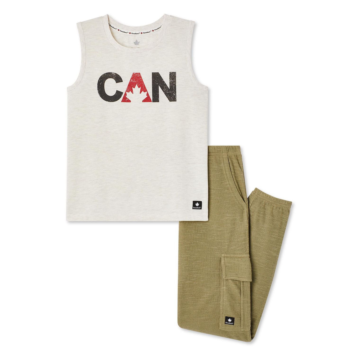 Click here for Canadiana Kids Gender Inclusive Jogger 2-Piece Set... prices
