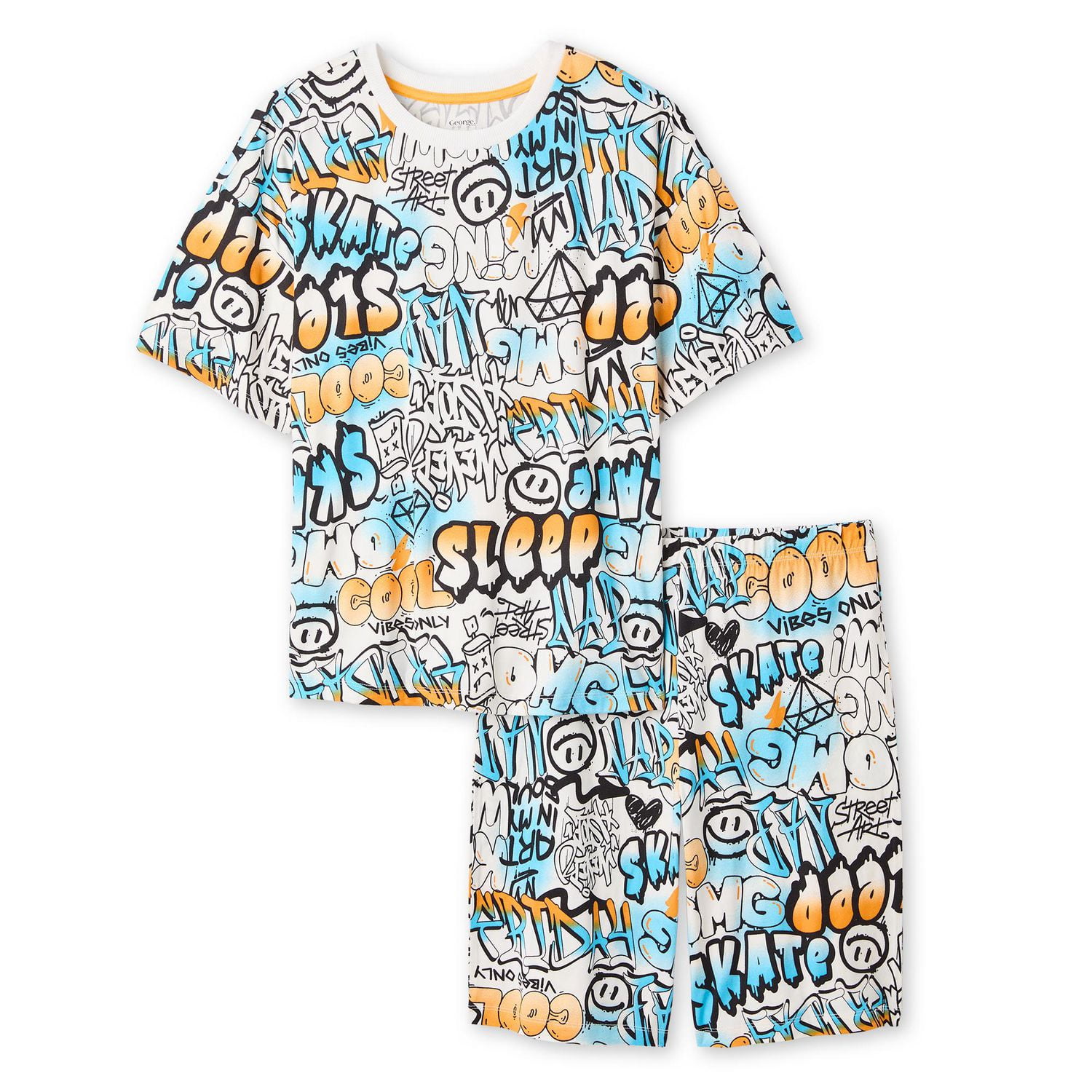 Click here for George Boys Two Piece Pajama Set Xs prices