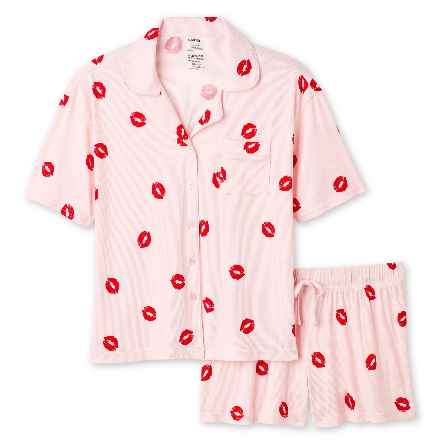 Click here for George Womens Two Piece Pajama Set M prices