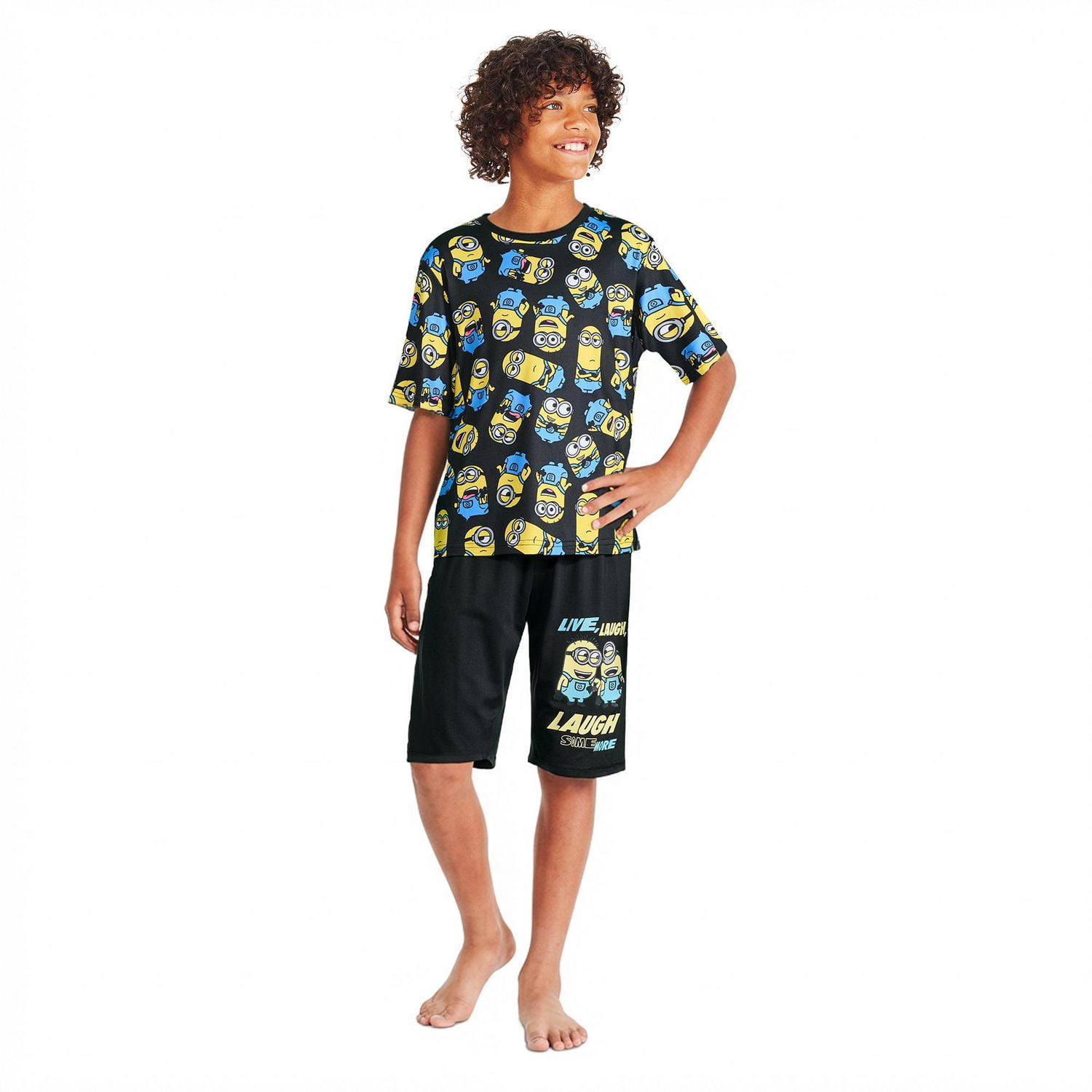 Click here for Minions Boys Two Piece Short Pajama Set S prices
