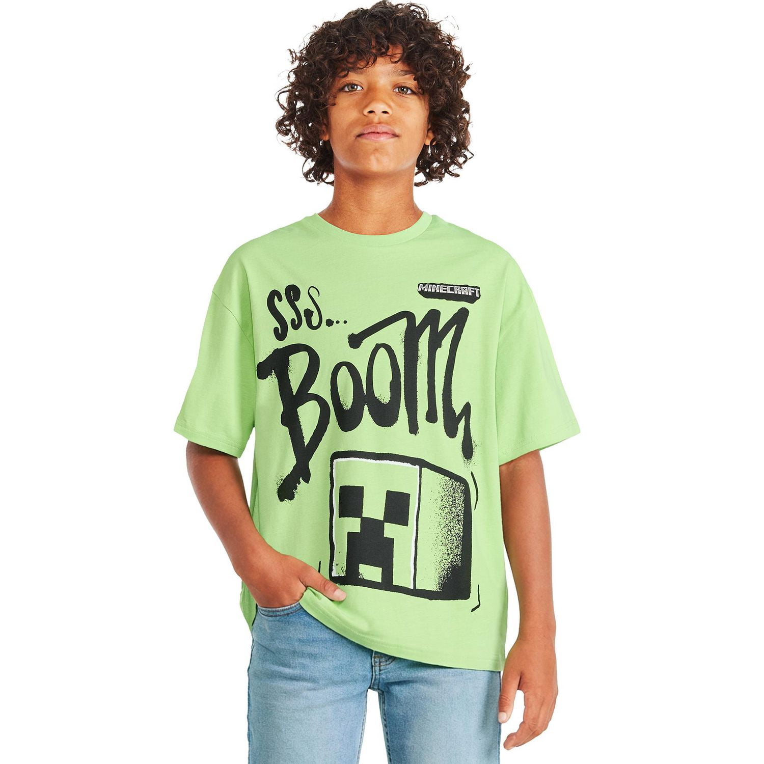 Click here for Minecraft Boys Boom Graphic T-Shirt S prices