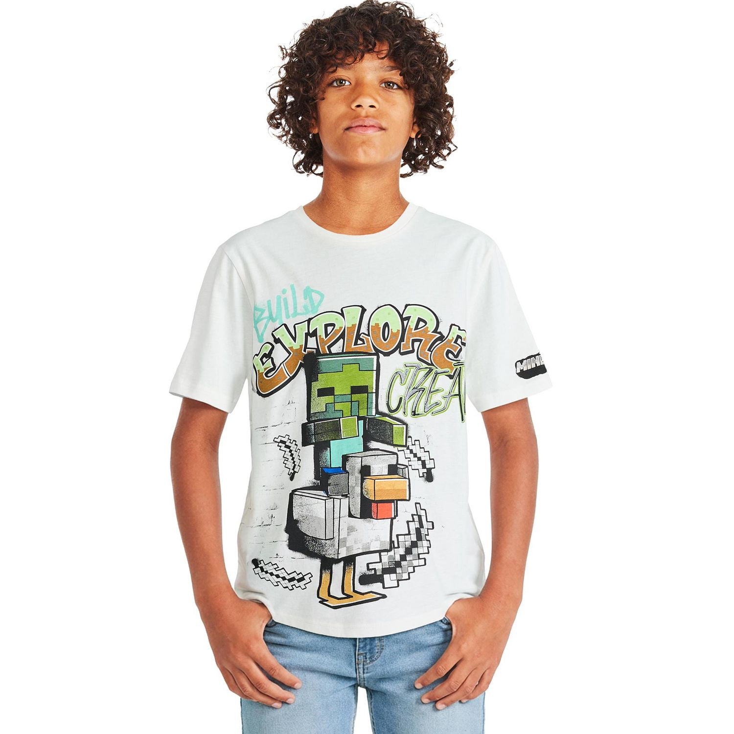 Click here for Minecraft Boys Chicken Jockey T-Shirt S prices