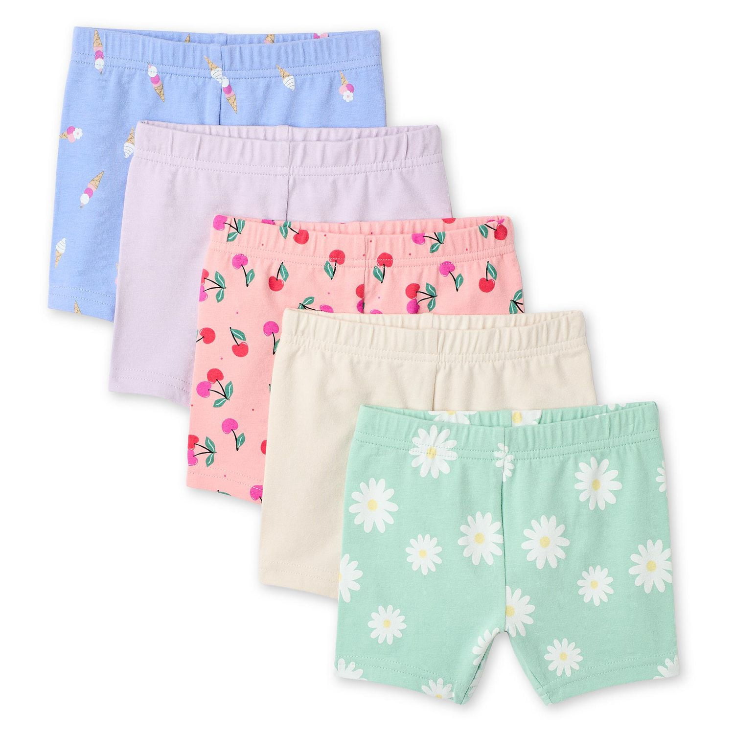 Click here for George Baby Girls Bike Short 5-Pack 3-6 Months prices