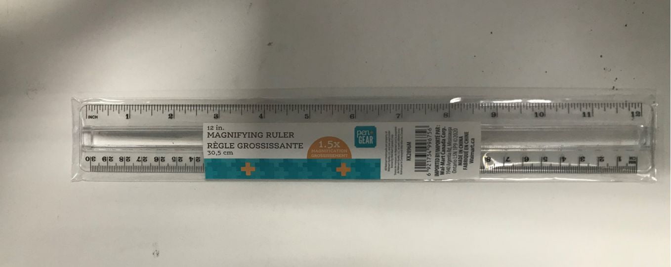 PG MAGNIFYING RULER. | Walmart Canada