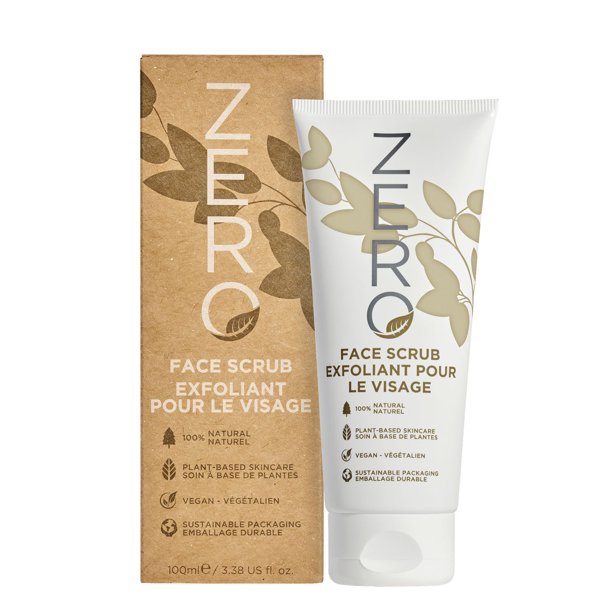ZERO 100% Natural Face Scrub, Plant-based, sustainably packaged & made ...