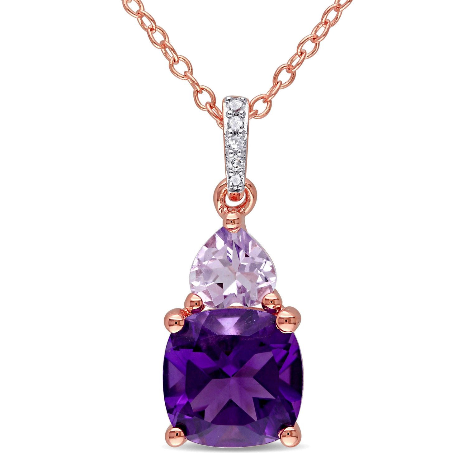 Click here for Tangelo 2.14 Carat T. G.W. Amethyst And Rose De Fr... prices