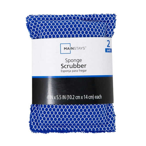 Mainstays 2 Pack Sponge Scrubbers - Walmart.ca
