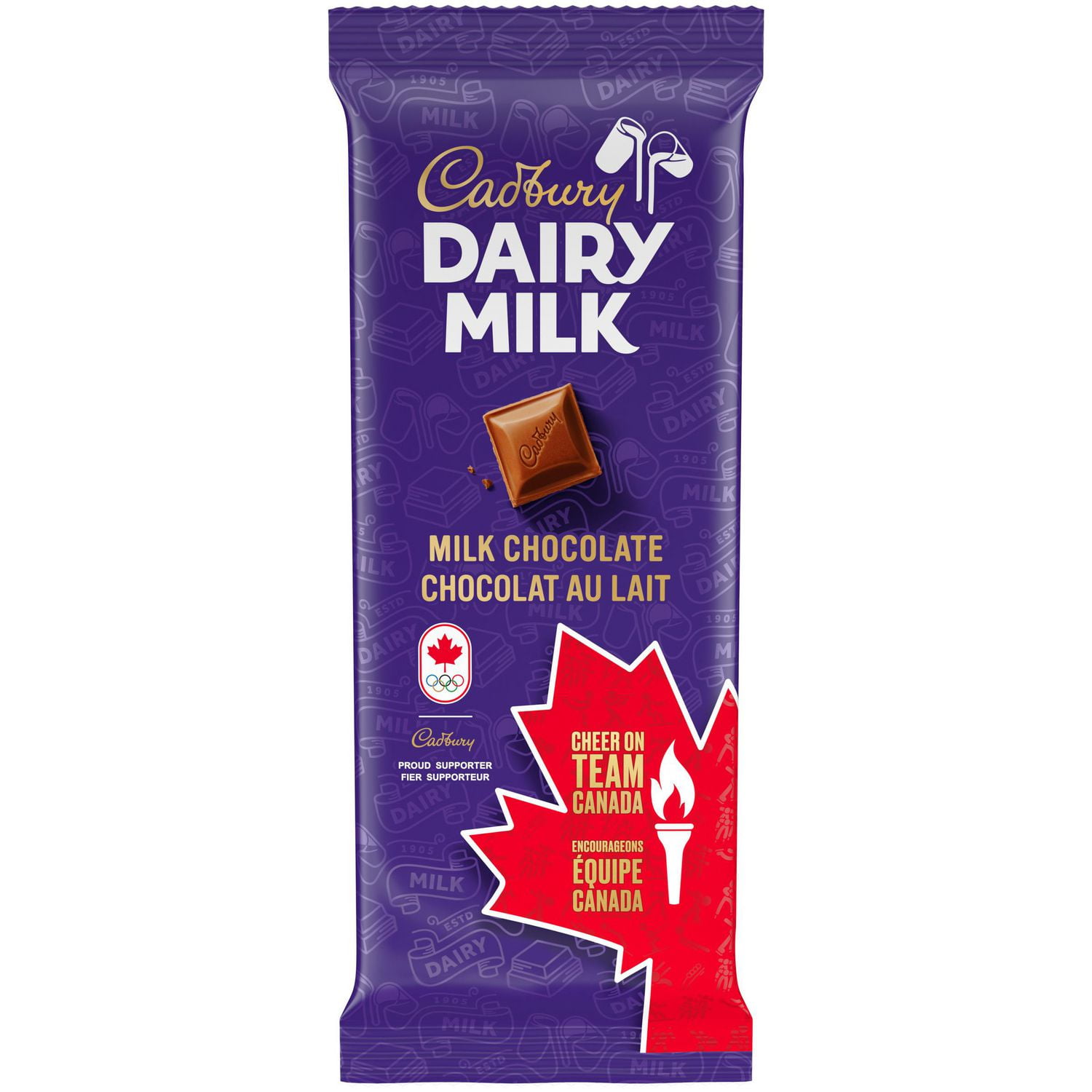Cadbury Dairy Milk, Milk Chocolate, 100 G | Walmart Canada