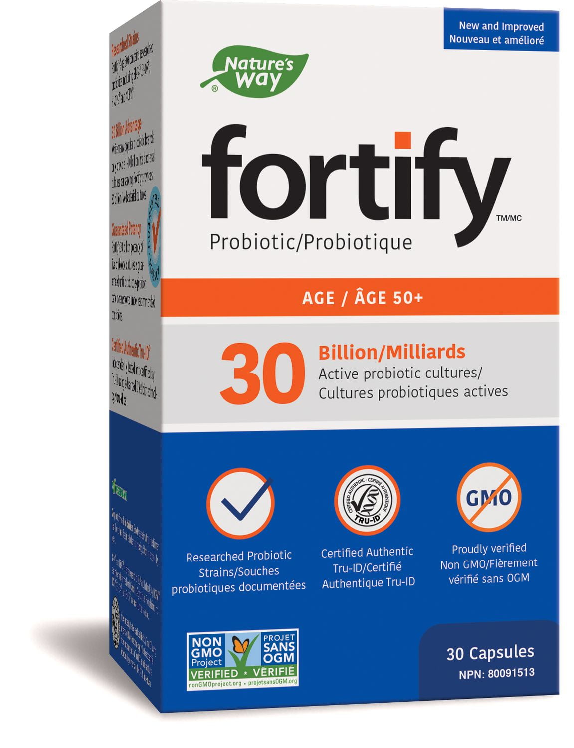 Nature’s Way fortify Age 50+ Probiotic, 30 Billion CFU | Walmart Canada