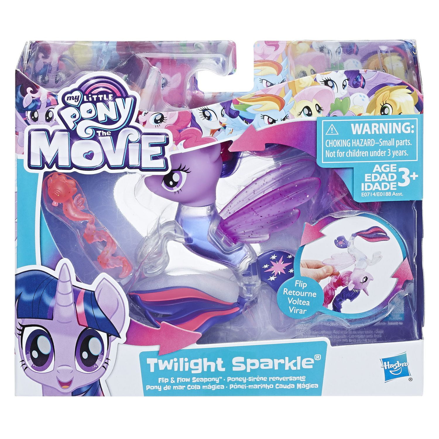 My Little Pony The Movie Twilight Sparkle Flip & Flow Seapony Figure ...