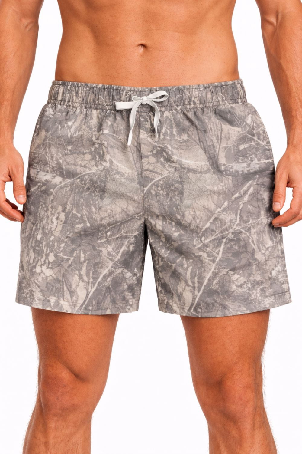 Click here for Mens Under Disguise Green Leafy Camo Swim Shorts S prices