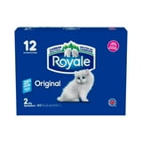 Royale Original Facial Tissue, 12 Flat Boxes, 126 Tissues per box, 2 ...