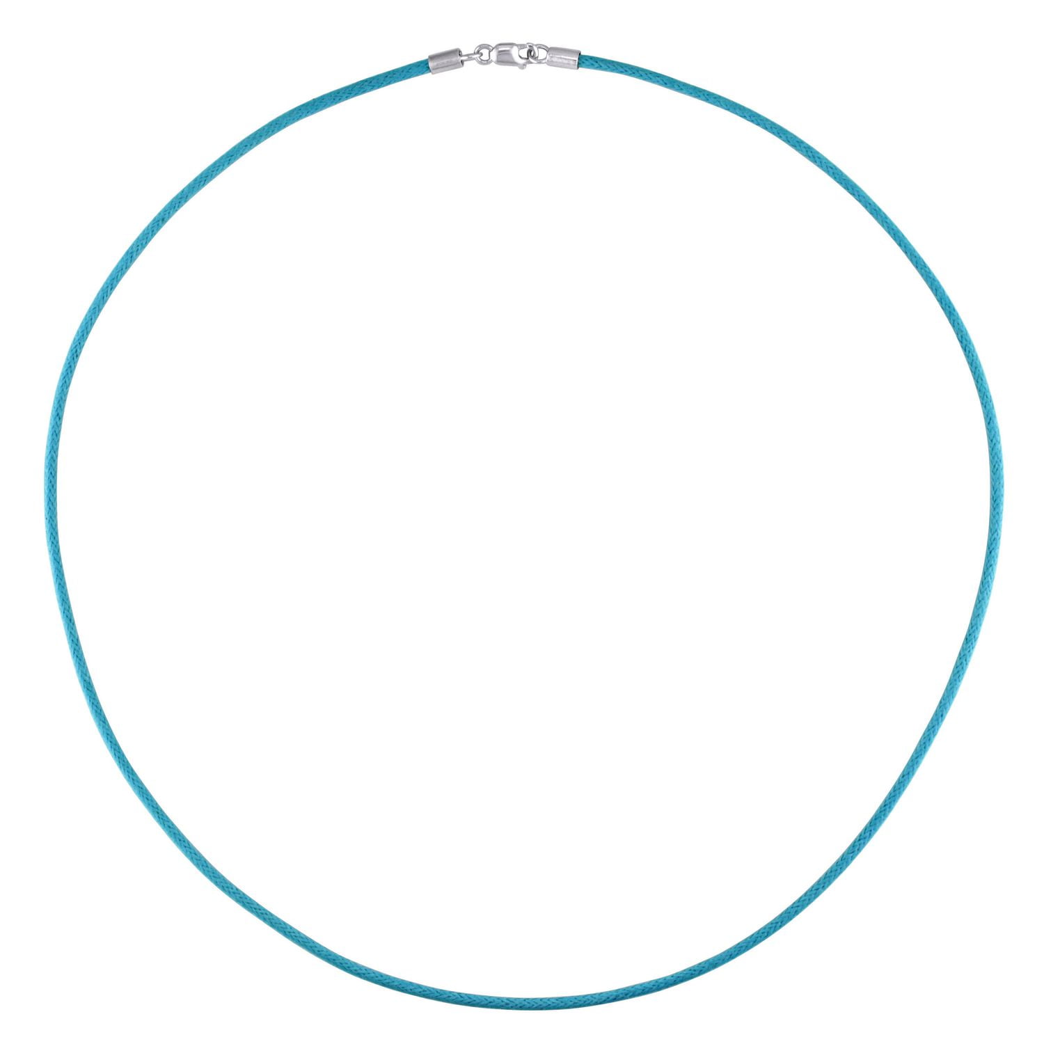 Click here for Asteria Light Blue Twisted Silk Cord Sterling Silv... prices