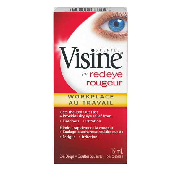 Visine for Red Eye, Workplace Redness Relief - Walmart.ca