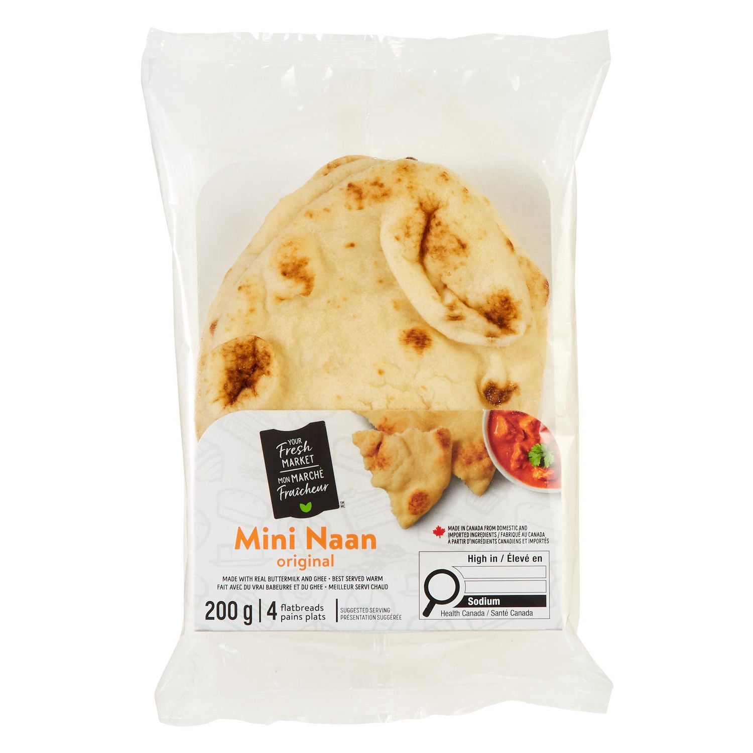 Click here for Your Fresh Market Original Mini Naan prices